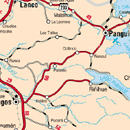 MAPA DE CHILE NOVENA Y DECIMA REGION