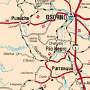 MAPA DE CHILE NOVENA Y DECIMA REGION